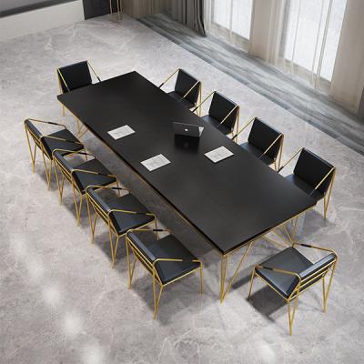 China Customized Melamine Rectangle Office Conference Table For 10 People for sale