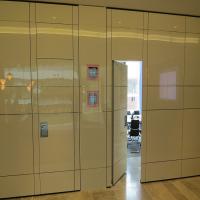 China Hotel Decorative Room Separator Folding Partition Walls Fire Proof for sale