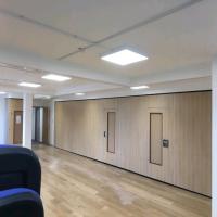 China Office Sound Proof Movable Partition Walls 65mm to 100mm Custom Colors for sale