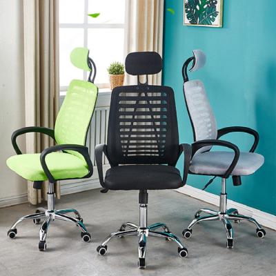 China Ergonomic High Back Leather Office Chair with Adjustable Height and 360 Degree Swivel for sale