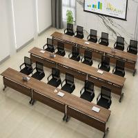 China Wooden Foldable Training Room Table 2000-2400mm Width with 2.5