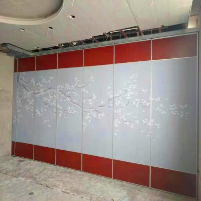 China Customized Color Operable Partition Walls / Wooden Acoustic Movable Wall For Banquet Hall for sale