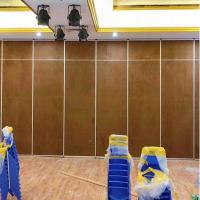 China Accordion Operable Sound Proof Partitions , Floor to Ceiling Movable Partition Wall System for sale