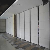 China Aluminum Profile Manual Folding Partition Walls 65mm 100mm Movable Wall Dividers for sale