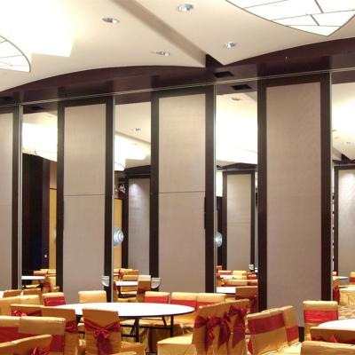 China Full Height Movable Partition Wall 65mm 85mm Acoustic Folding Sliding Office Partition for sale