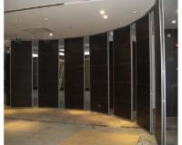 China Acoustic Folding Movable Partition Wall 85mm for Hotel Banquet Hall Wooden Sliding Operable for sale