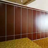 China Fireproof Sliding Folding Partition Wall 65-100mm Thickness 3 Year Warranty Church for sale