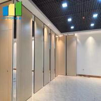 China Ballroom Banquet Hall Wooden Movable Partition Wall Systems / Folding Panel Partition for sale