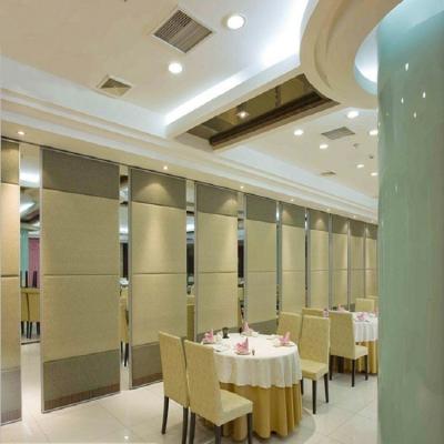 China Wooden Operable Acoustic Movable Partition Walls 65mm 85mm 100mm for Hotel Banquet Hall for sale