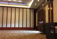 China DIY Fire Resistant Movable On Wheels Wooden Partition Wall For Banquet for sale