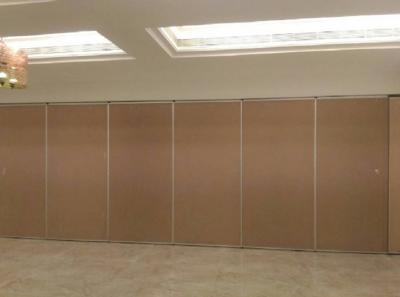 China Ballroom Sound Proof Sliding Folding Partitions Acoustic Movable Walls 85mm Thickness 53Rw for sale