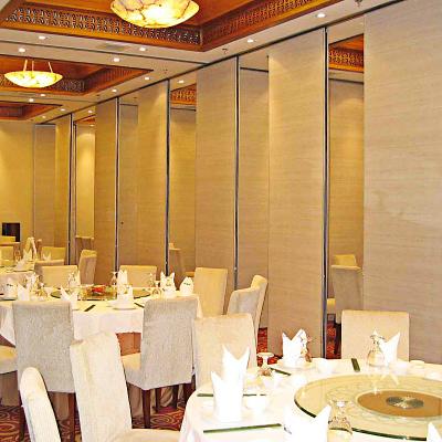 China Folding Sliding Partition Wall 65mm 85mm 100mm Soundproof Movable Classroom Divider for sale