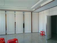 China Sliding Aluminium Roller Soundproof Partition Wall Melamine Surface 4m Height for sale