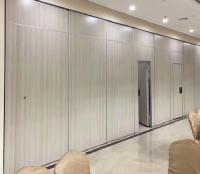 China Folding Sound Proof Acoustic Room Divider Partition Wall With Sliding Door for sale