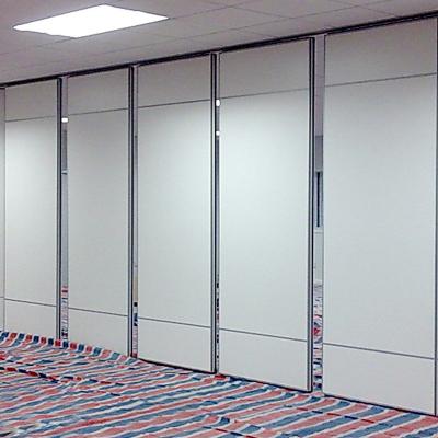 China Hotel Operable Soundproof PVC Partition Wall Flexible Aluminium Frame for sale