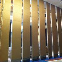 China Collapsible Restaurant Acrylic Folding Movable Partition Walls With Blinds for sale