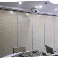China Office Sliding Movable Partition Walls Melamine MDF Surface Sound Insulation for sale