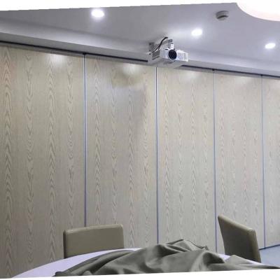 China Office Sliding Movable Partition Walls Melamine MDF Surface Sound Insulation for sale