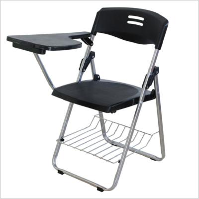 China School Student Folding Training Chair with Writing Table & Book Basket - 50kg Load Capacity, 5-8lb Weight for sale