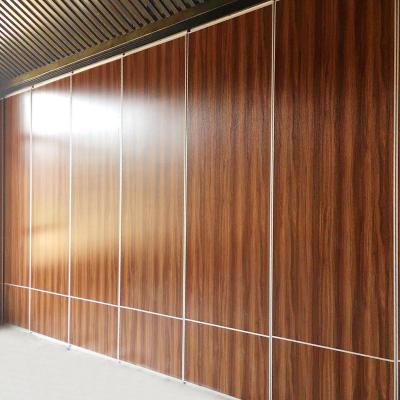 China Movable Wall Partition 65mm 85mm 100mm Aluminum Wood Room Divider for Convention Center for sale