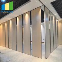 China 85 mm Thickness Sliding Panel Movable Partition Walls For Banquet Hall for sale