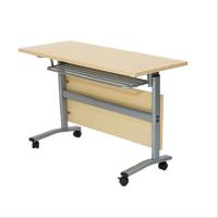 China Customized Folding Training Table 1200x400x750mm E1 Particle Board Office Meeting Table for sale