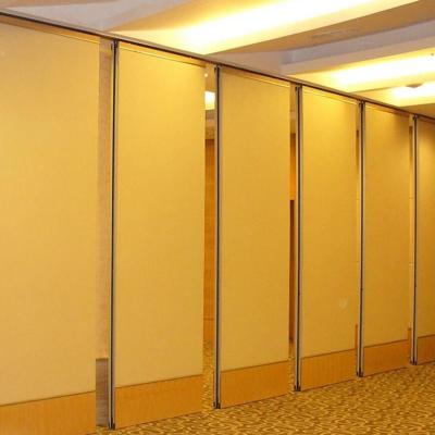 China Wood Acoustic Movable Partition Wall with Single or Double Passdoor 65mm 85mm 100mm for sale