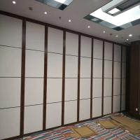 China Acoustic Sliding Aluminum Track Restaurant Movable Wall Partitions for sale
