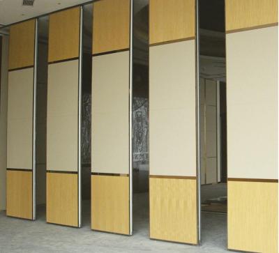 China Aluminium Sliding Acoustic Room Dividers 85mm Thick 1200mm Wide Office Partitions for sale