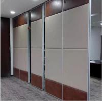 China PVC Operable Partitions Wall 65mm 85mm 100mm Sound Insulation Sliding Banquet Hall for sale