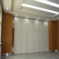 China School Operable Movable Doors Sliding Folding Wood Partitions Wall On Wheels With Storage for sale