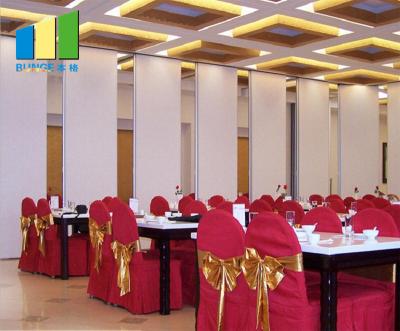 China Plywood Sound Proof Movable Partition Room Divider - 65mm to 100mm Thickness, 20-50dB Acoustic Rating for sale