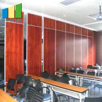 China Movable Acoustic MDF Sound Proof Partition Walls 65mm 100mm for Conference Hall for sale
