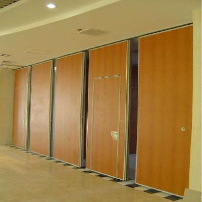 China Soundproof Acoustic Wall Partitions Panel Folding Room Dividers 56db Sound Reduction Top Hung for sale