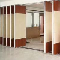 China Divide Space Movable Door Track Roller Hotel Sliding Partition Walls Soundproof Panels for sale