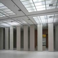 China Acoustic Sliding Wooden Partition Walls 65mm 85mm 100mm for Banquet Hall for sale