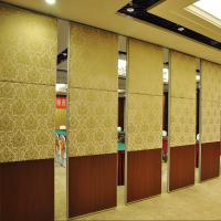 China Soundproof MDF Room Divider Folding Movable Partition Wall 65mm 85mm 100mm for sale