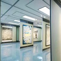 China Exhibition Hall Divider 65MM Thickness Sliding Movable Partition Walls for sale