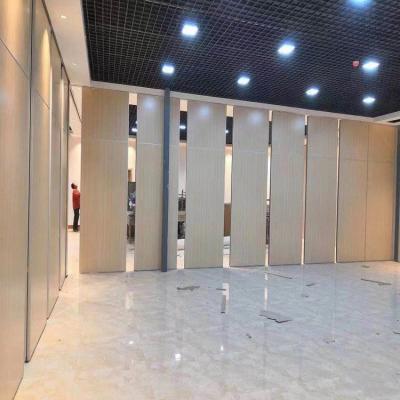 China Soundproof Aluminum Movable Partition Walls 65mm 85mm 100mm Top Hung for Banquet Room for sale