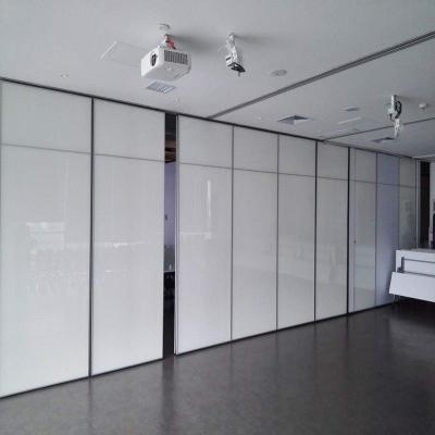 China Movable Office Wooden Profiles Aluminum Sliding Wall Partitions 65mm 85mm 100mm for sale