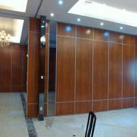 China Movable Office Wooden Profiles Aluminum Sliding Wall Partitions 65mm 100mm for sale