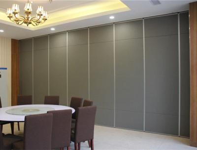 China Aluminum Frame Sliding Folding Soundproof Movable Partition Wall 65mm 100mm for sale