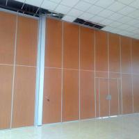 China Banquet Hall Sliding Acoustic Movable Partition Wall 65-100mm Thick Soundproof for sale