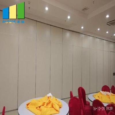 China Aluminum Alloy Folding Acoustic Movable Partition Walls 65mm to 100mm Thickness for sale