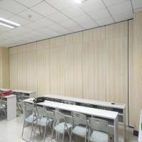 China Ballroom Acoustic Movable Walls System Folding Sliding Partition Walls 65mm 100mm for sale