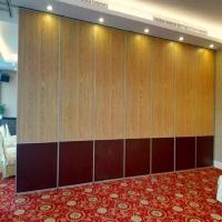 China Multi - Function Room Sound Proof Movable Walls Folding Partitions With Aluminum Tracks for sale