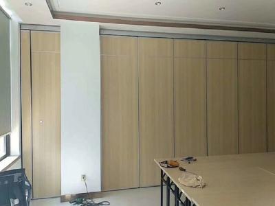 China Commercial Acoustic Movable Walls 65mm 100mm Soundproof Folding Partitions for Hotels for sale