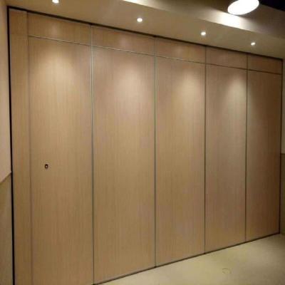 China Laminate Operable Foldable Sound Proof Partitions Sliding Movable Walls For Conference Hall for sale