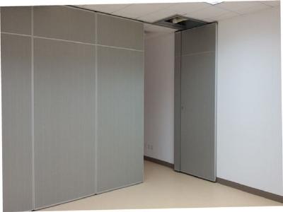 China Sliding Aluminium Acoustic Partition Walls 65mm 85mm 100mm Soundproof Folding Operable Partitions for sale