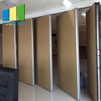 China 85 mm Type Office Full Height Wooden Soundproof Movable Wall Partitions for sale
